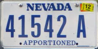 JimBob's License Plates : Nevada Plates