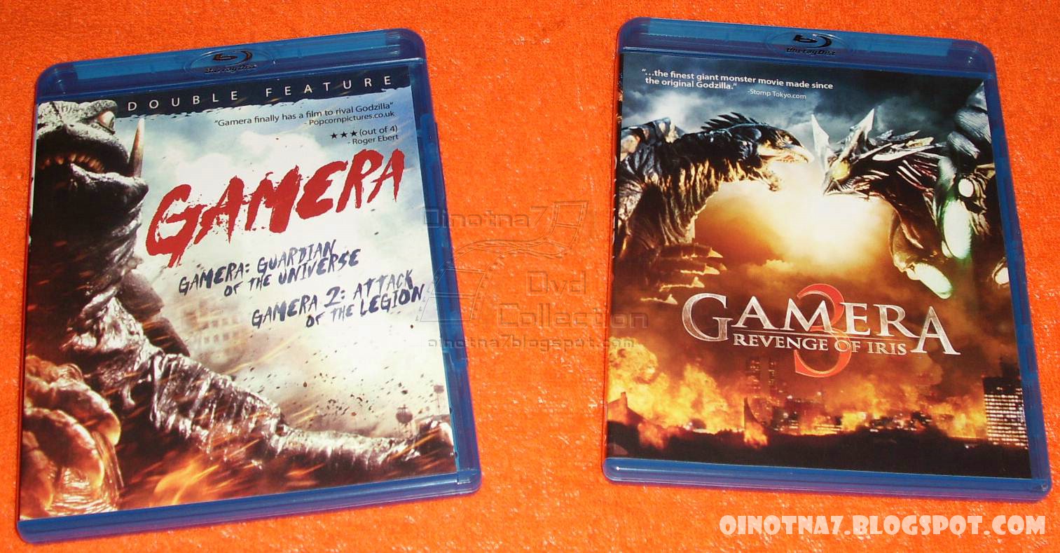 Oinotna7's dvd collection: Gamera Trilogy - BD US
