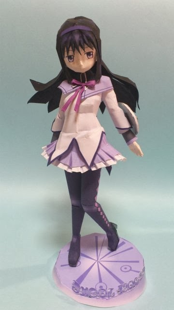 Papercraft - Puella Magi Homura Akemi - Papercraft4u | Free Papercrafts ...