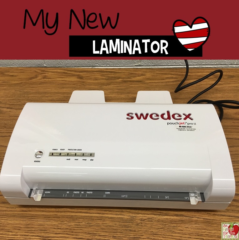 An Apple For The Teacher: My New Laminator - Swedex Smart Laminator