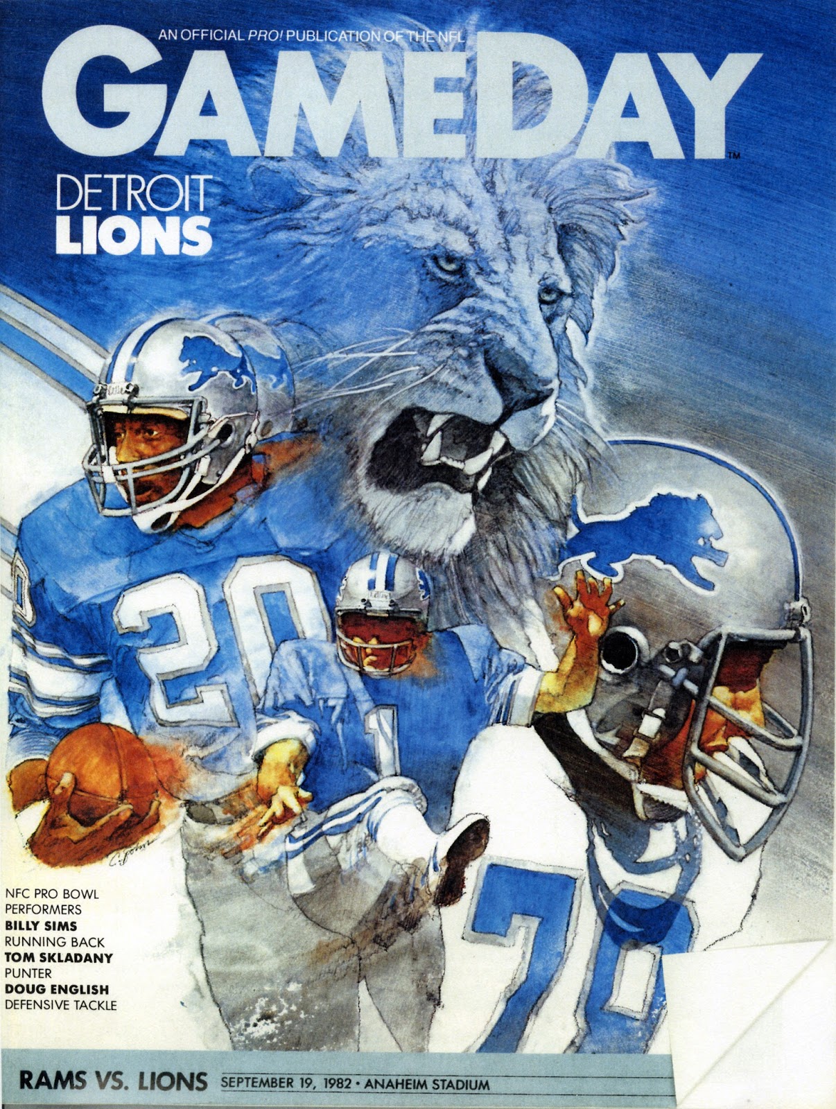 Pro Football Journal Presents: NFL Art: 1982 NFL Game Program Art