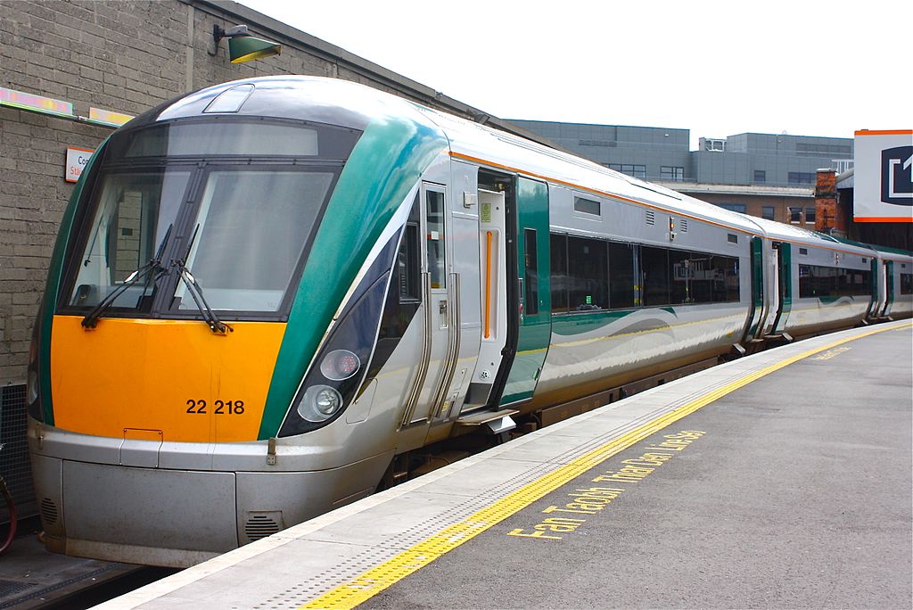 Sobre Filatelia y Ferrocarriles: Serie IE 22000 (Irlanda, 2017)