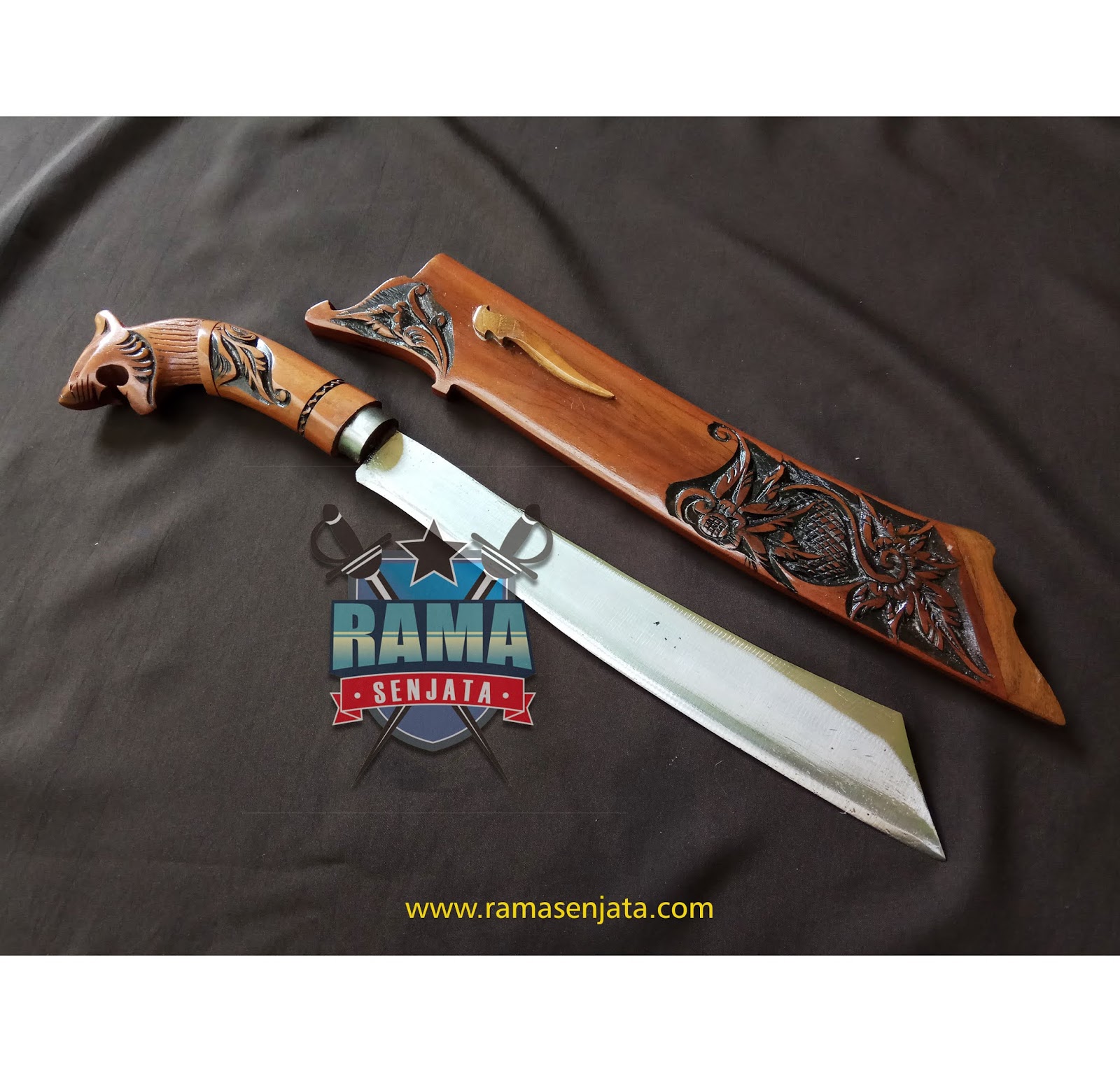 GOLOK PATIMURA RASAMALA KEPALA MACAN