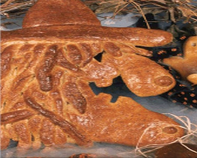 It's Written on the Wall: Halloween Yummies by Rhodes Dinner Rolls/Bread