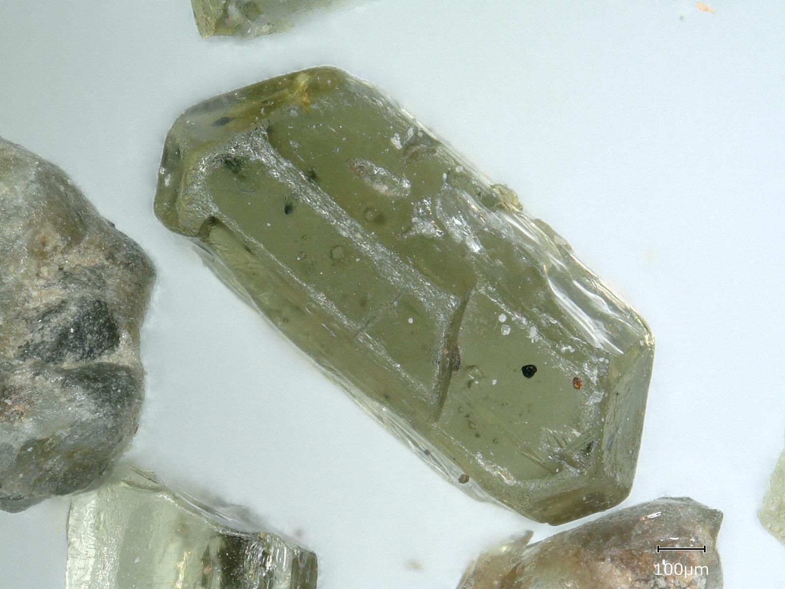 【mineral photo】Enstatite euhedral crystals from IBM arc, Japan
