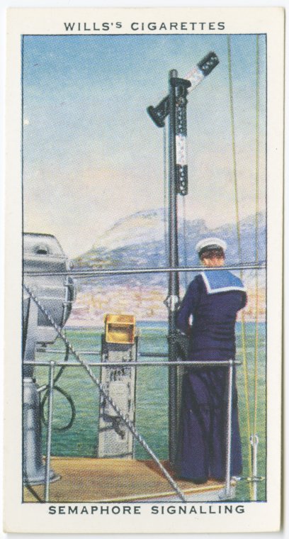 WARSHIPSRESEARCH: British Royal Navy. Semaphore signalling