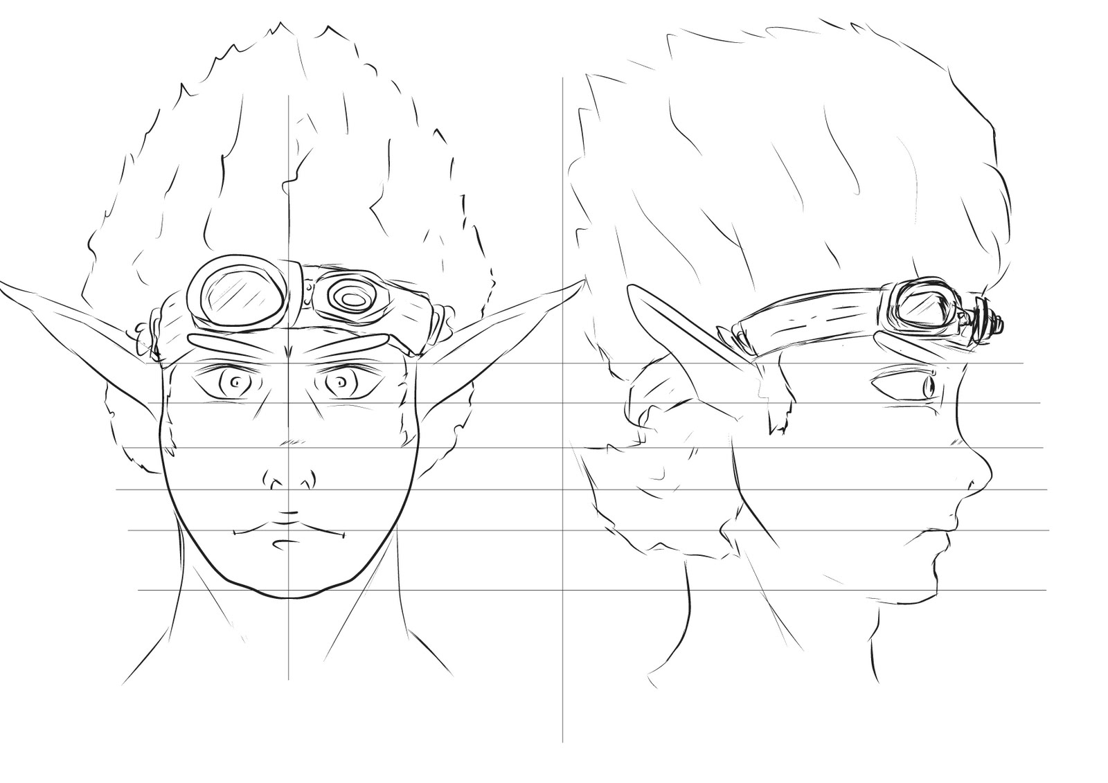 IchiArt: elfo mecánico low poly / mechanic elf low poly PART 1