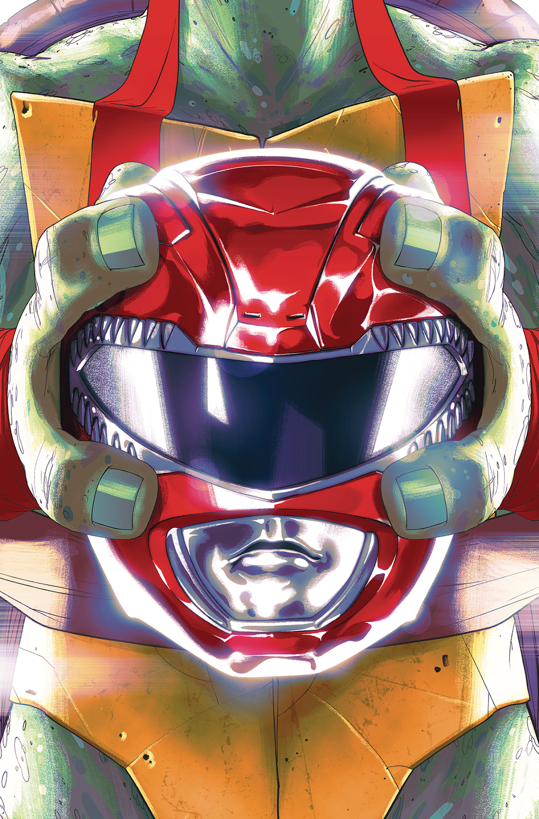 NickALive!: First Look at 'Mighty Morphin Power Rangers/Teenage Mutant ...