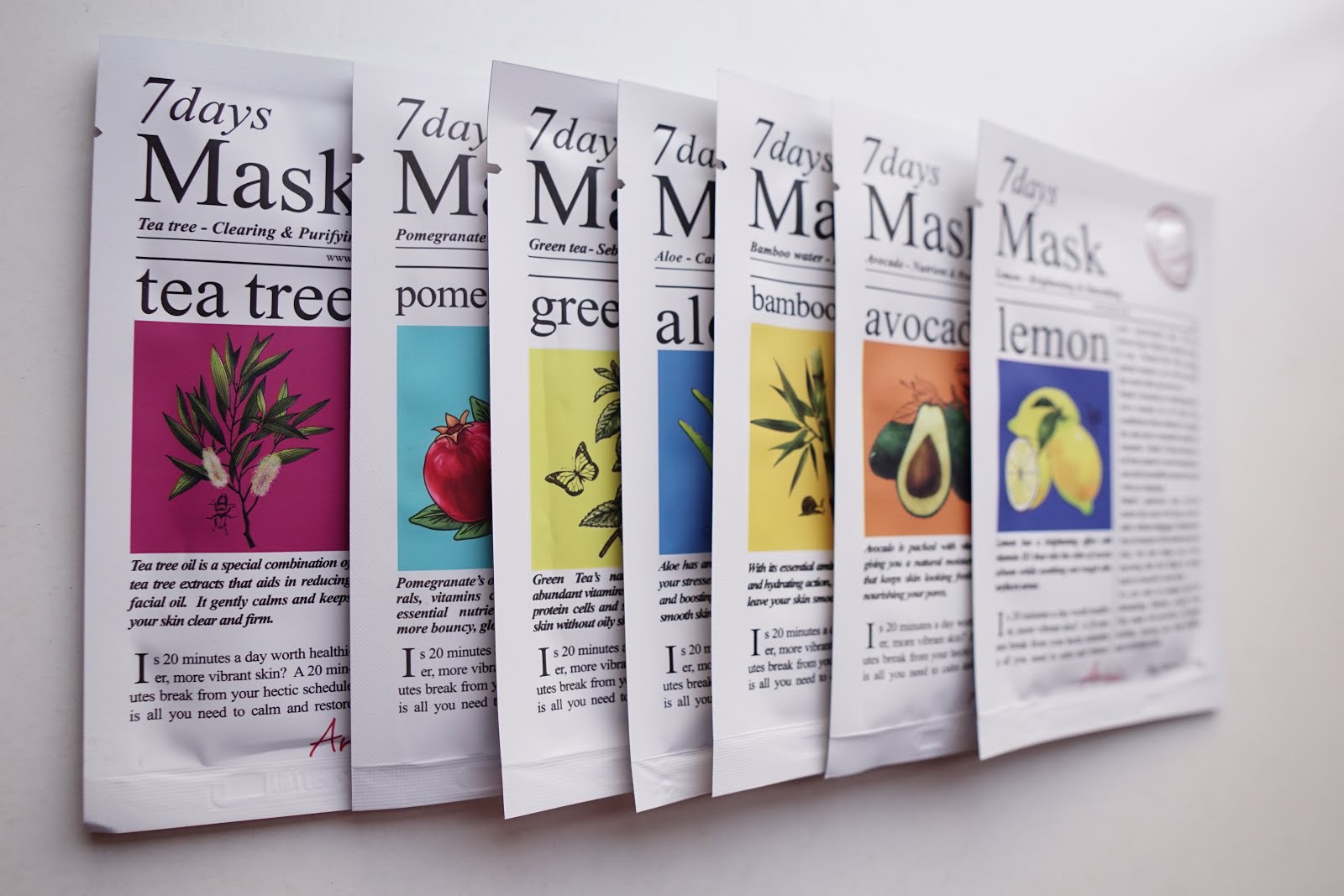 [Review]: Ariul 7 Days Masks - Stevie Wong