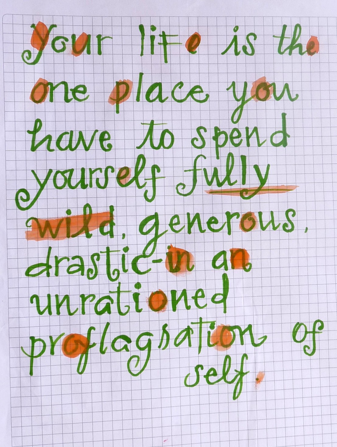 caligrafia, arte y diseño: Escritura resaltada. Semestre I-012