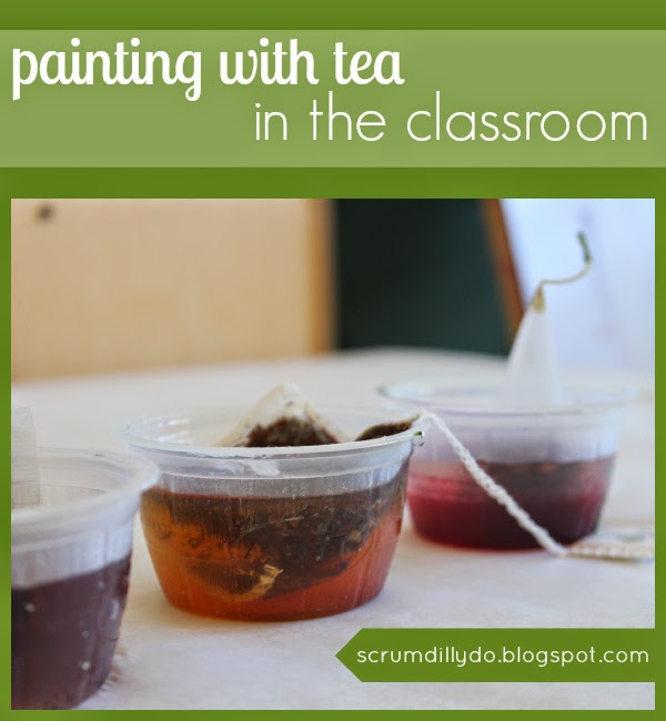 scrumdilly-do!: painting with tea