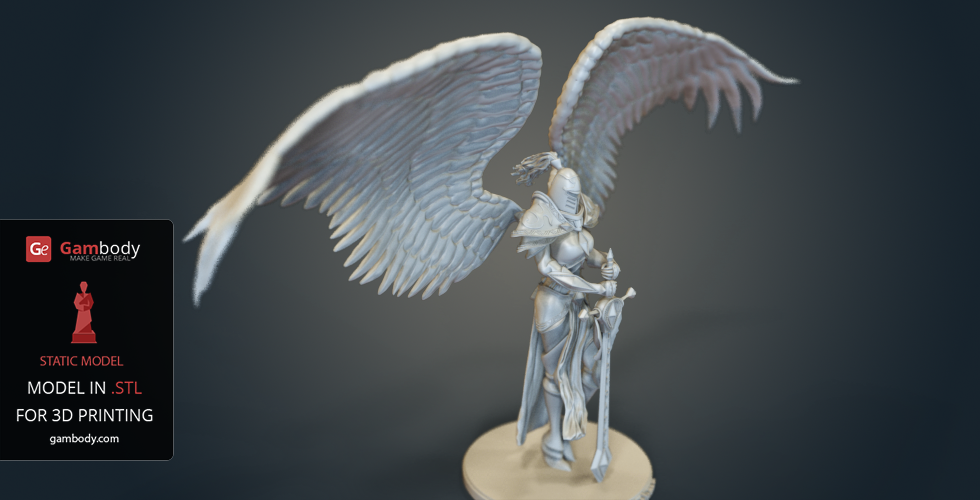 League of Legends - Kayle the Judicator 3D Model STL | Static Model ...