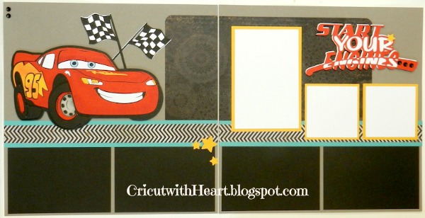 Cricut with Heart: Cars Layout