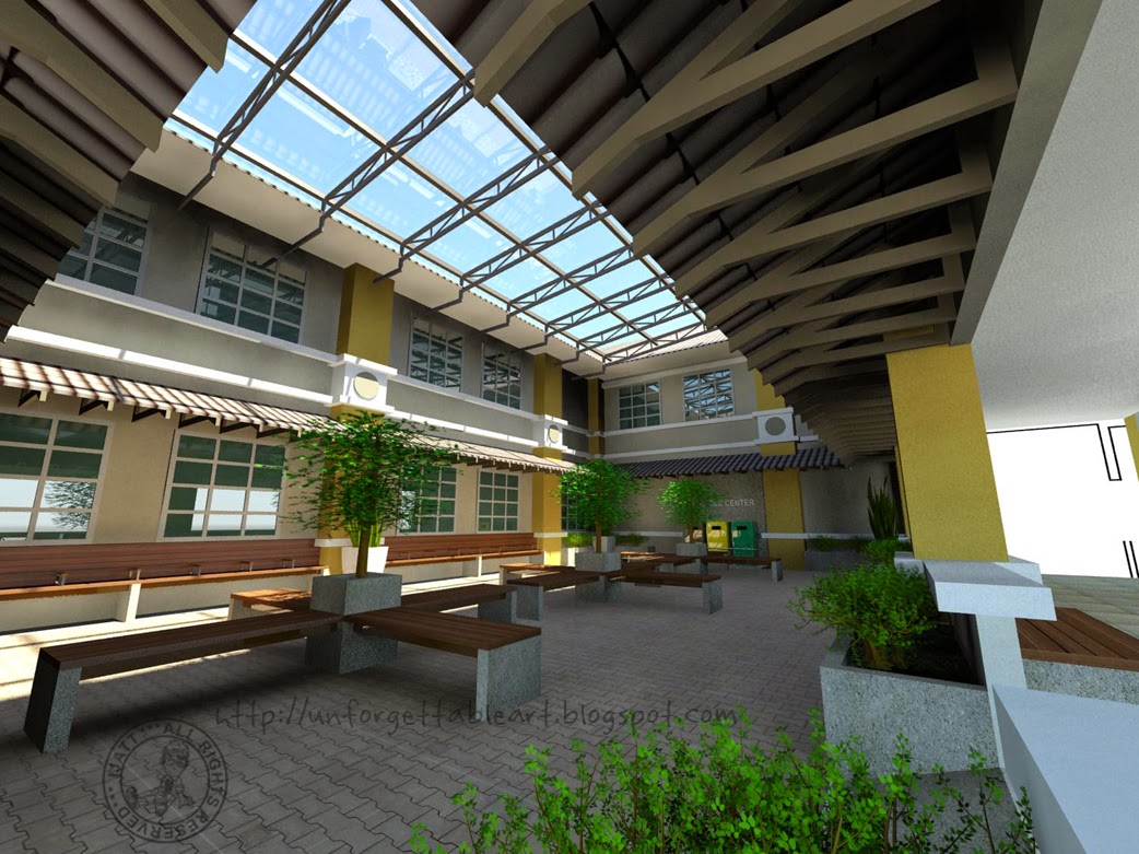 Unforgettable Art: Merekabentuk lanskap di perkarangan Hospital Besar ...