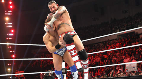 WWE In live!!!!: CM PUNK vs THE MIZ