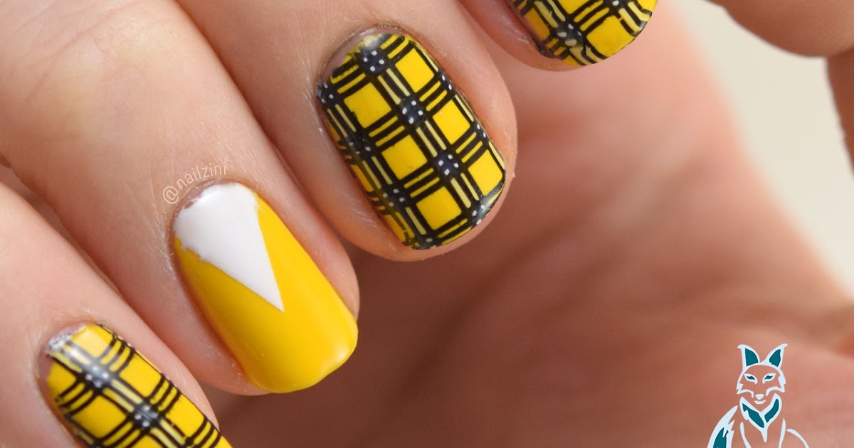 Clueless plaid Nail Art -- Born Pretty Review -- | Nailzini: A Nail Art ...