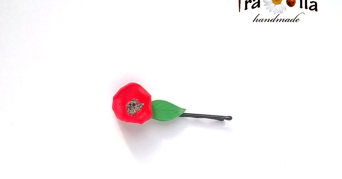 Handmade Creations: Agrafe cu maci