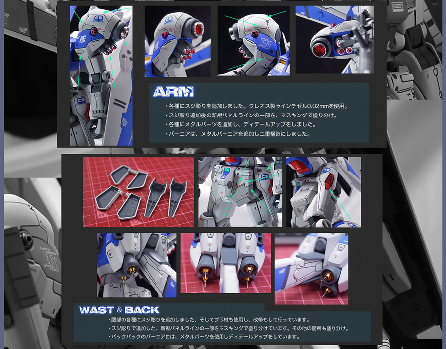 Custom Build: RE/100 RX-78GP04G Gundam Gerbera "Detailed"