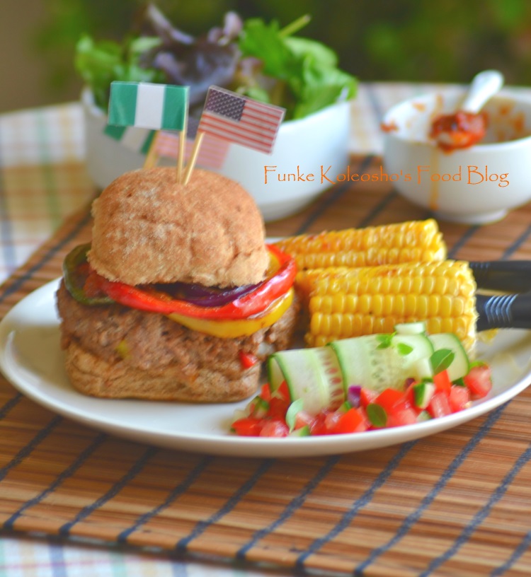 July The 4th Suya Burgers