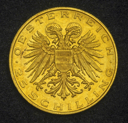 Austrian Gold Coins 25 Schilling Gold Coin of 1935|World Banknotes ...