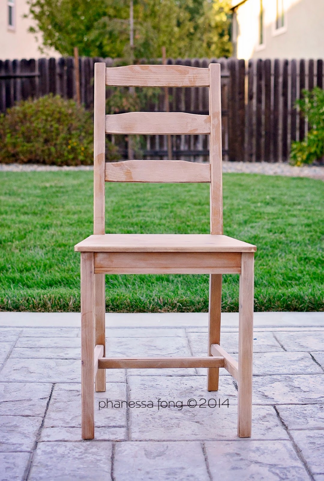 Phanessa's Crafts: Updated Wood Chair