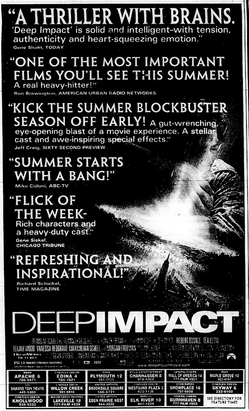 Happyotter: DEEP IMPACT (1998)