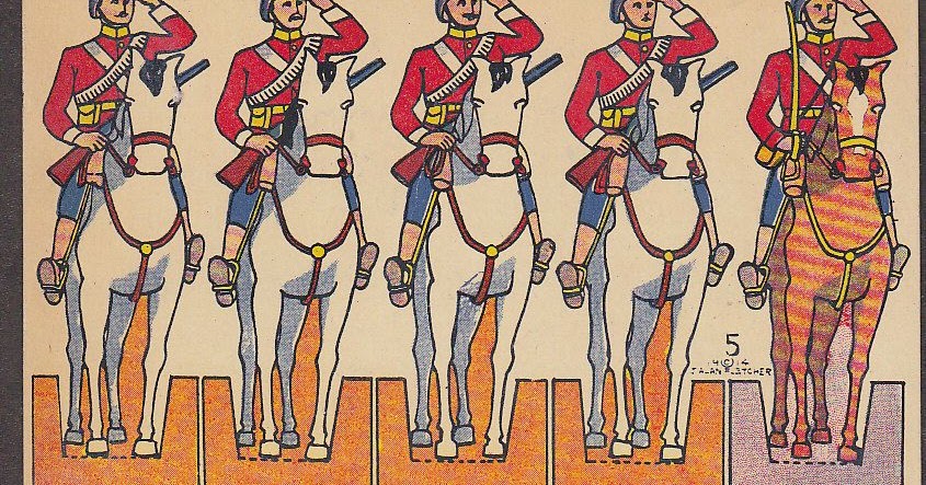 Toy soldiers and real battles: WW1 English Mounted Infantry paper ...