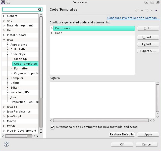 Tutoriales Java SE: Tutorial 05 - Comentarios en el código fuente