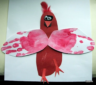 Cardinal Craft from Tippytoe Crafts ~ She's Crafty