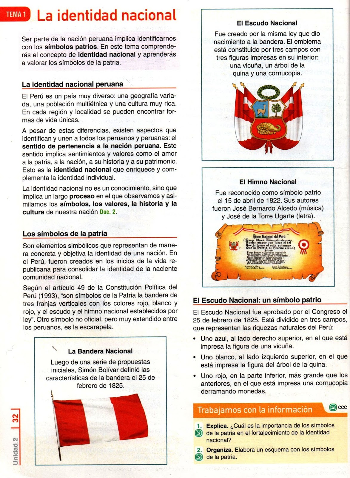 Sesion 4: LA IDENTIDAD NACIONAL