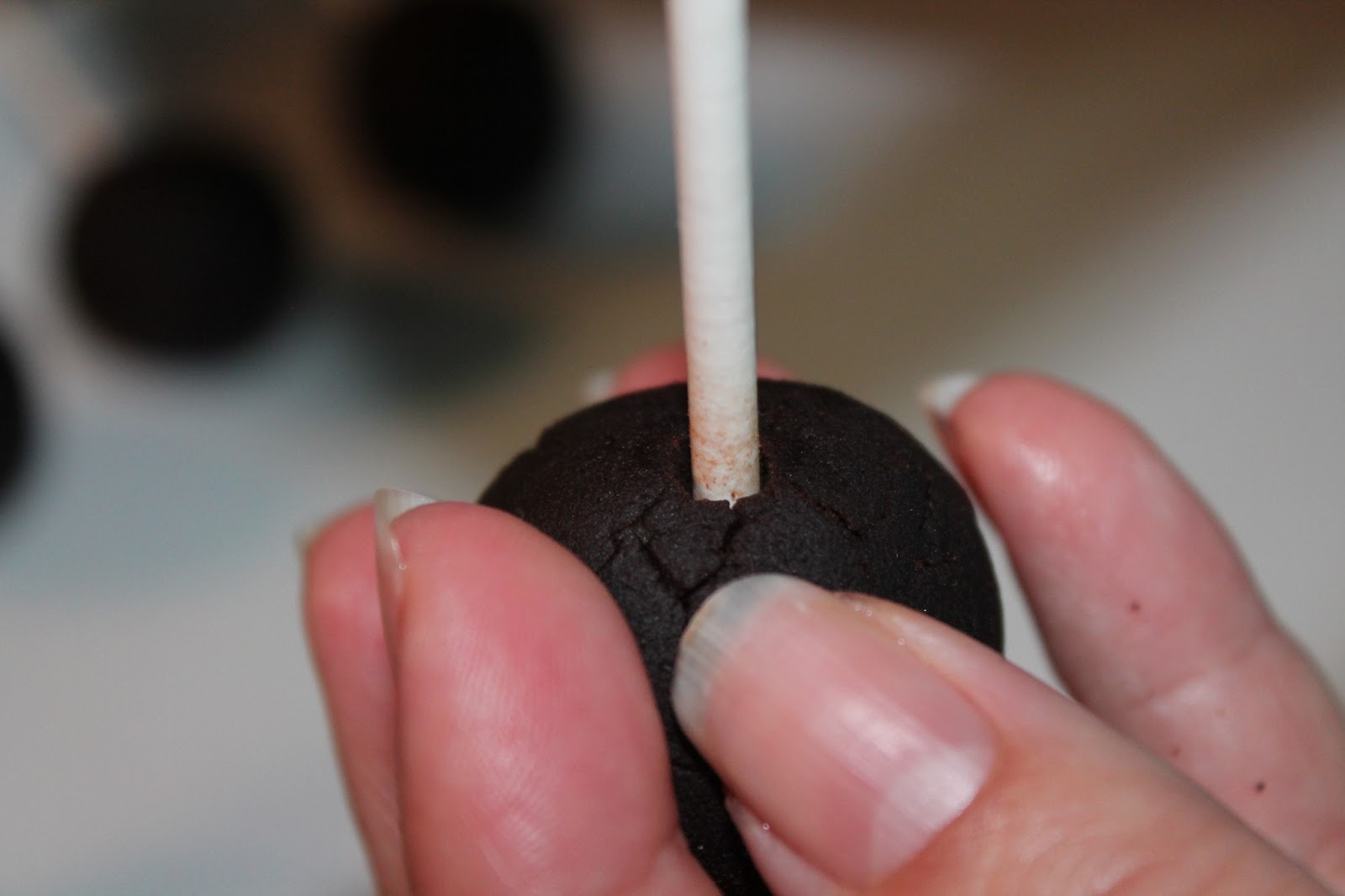 Mis Recetas: Cake pops negritos.