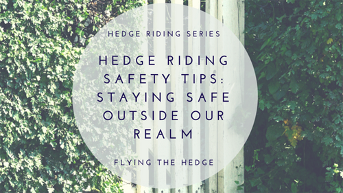 Flying the Hedge: Hedge Riding Series: Hedge Riding Safety Tips ...