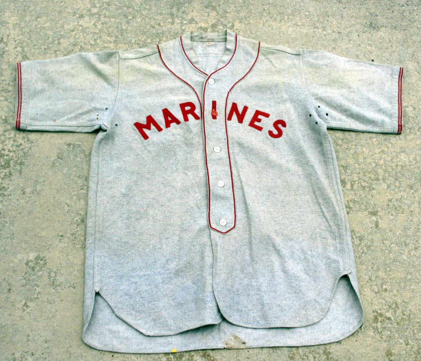 Marines In Forest Green: WWII USMC Baseball Jersey 2nd Tank Battalion