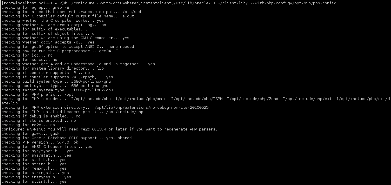 Kompilasi Dan Instalasi Oracle Oci8 Untuk Php 540 Di Linux Centos