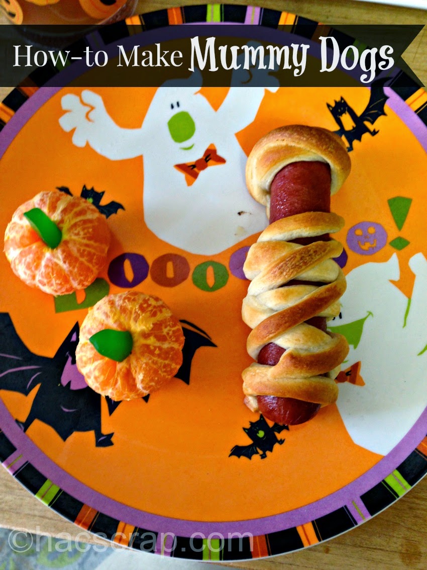 How-To Make Mummy Dogs via My Scraps