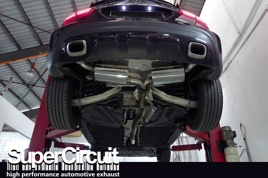 SUPERCIRCUIT Exhaust Pro Shop: Mercedes Benz GLA250 (X156) Catback ...