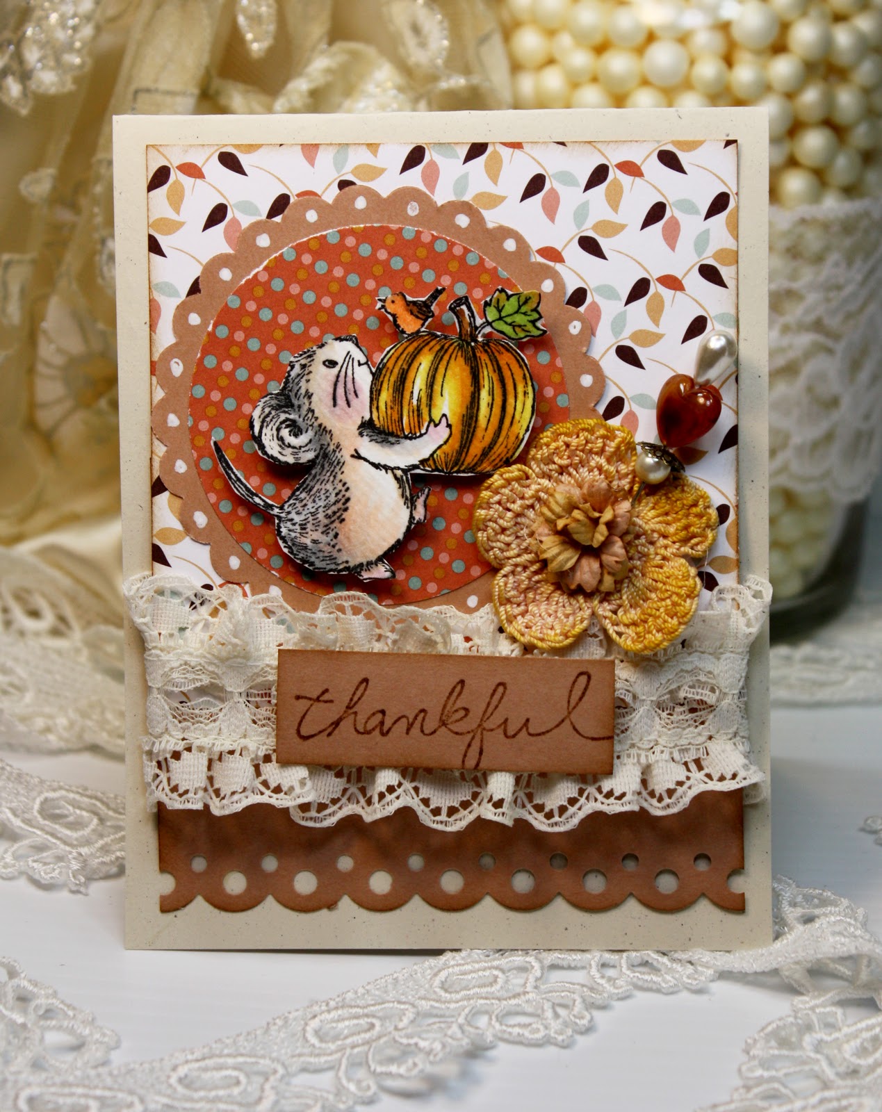 Inspired and Unscripted: Thankful Thanksgiving Card