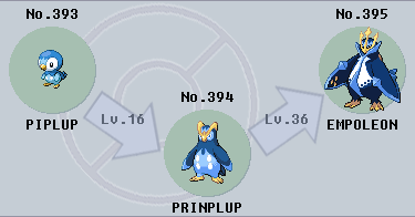 Piplup Evolution Level