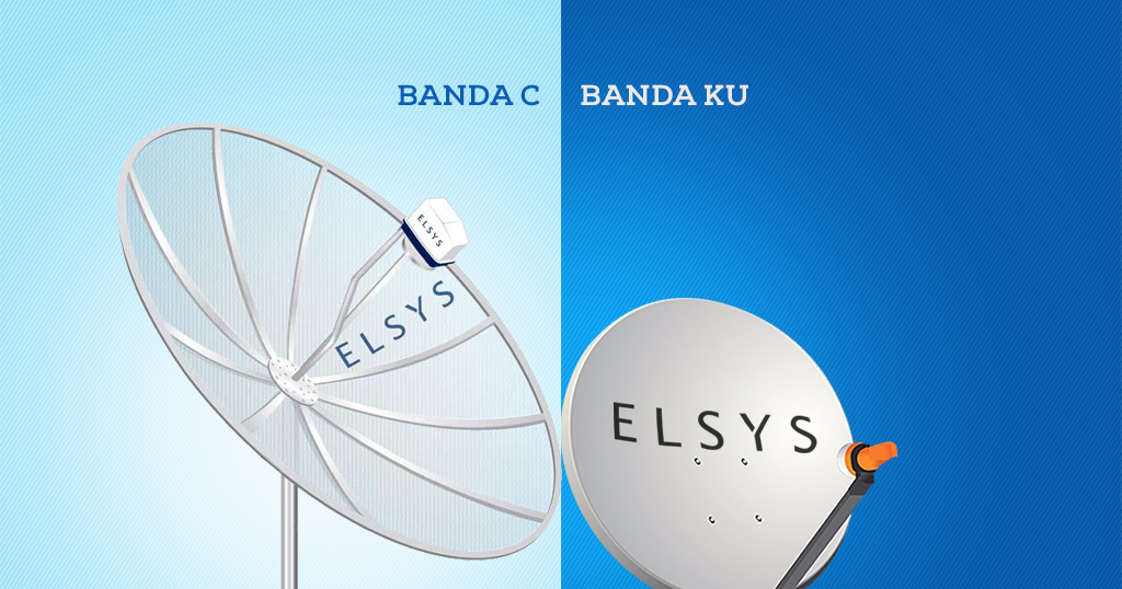 Aprenda a diferença entre Banda C e Banda KU By Elsys - KADU OFICIAL