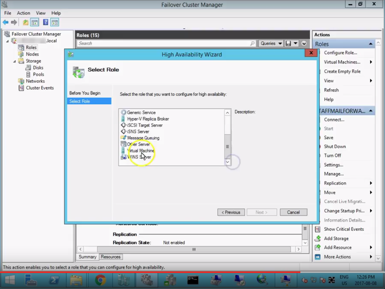 The Optionkey Blog How To Make A Hyper V Guest Vm Highly Available Ha