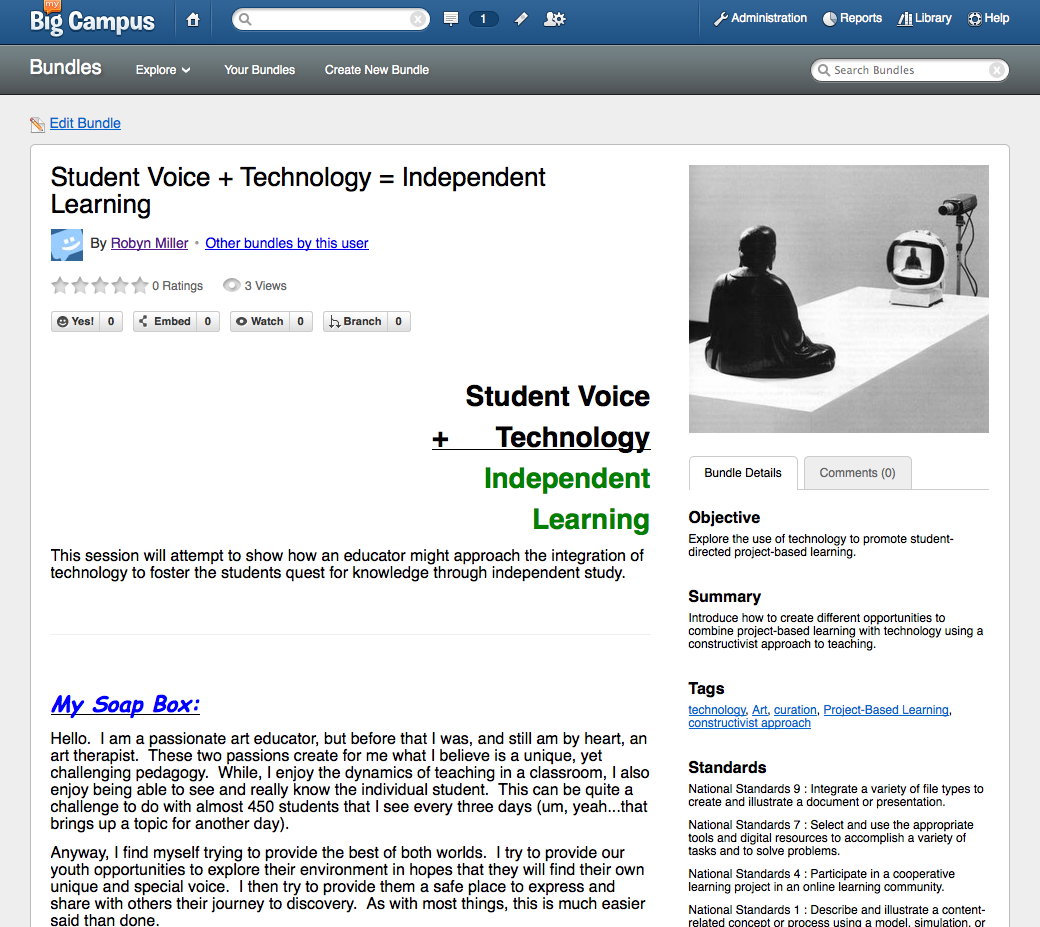 Student Voice+Technology=Independent Learning: Robyn Miller's Bundle