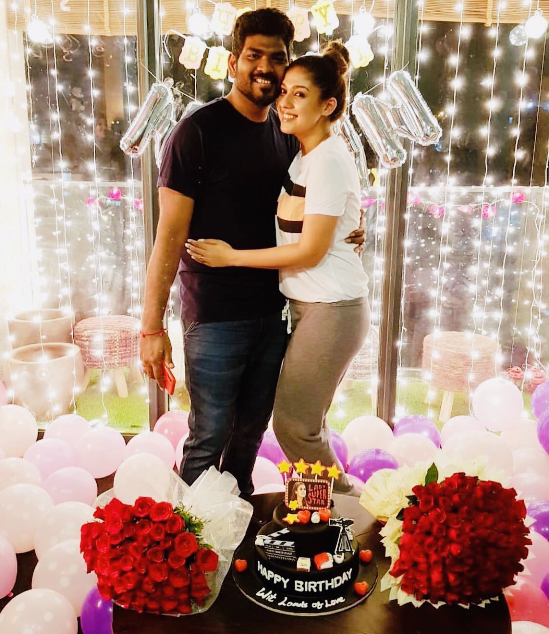 Nayanthara Birthday Celebration Pics - Latest Movie Updates, Movie ...