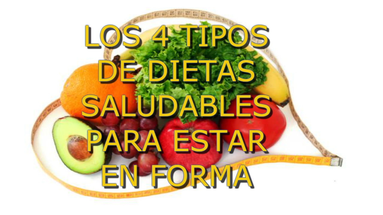Los 4 Tipos De Dietas Saludables Para Estar En Forma ~ Dietas Para ...