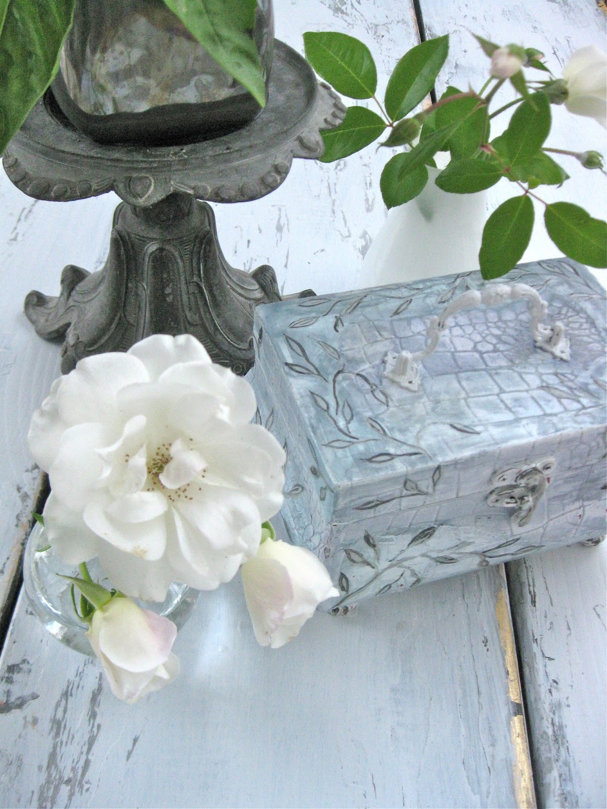 Sette Design: Painted Stucco Box -DIY