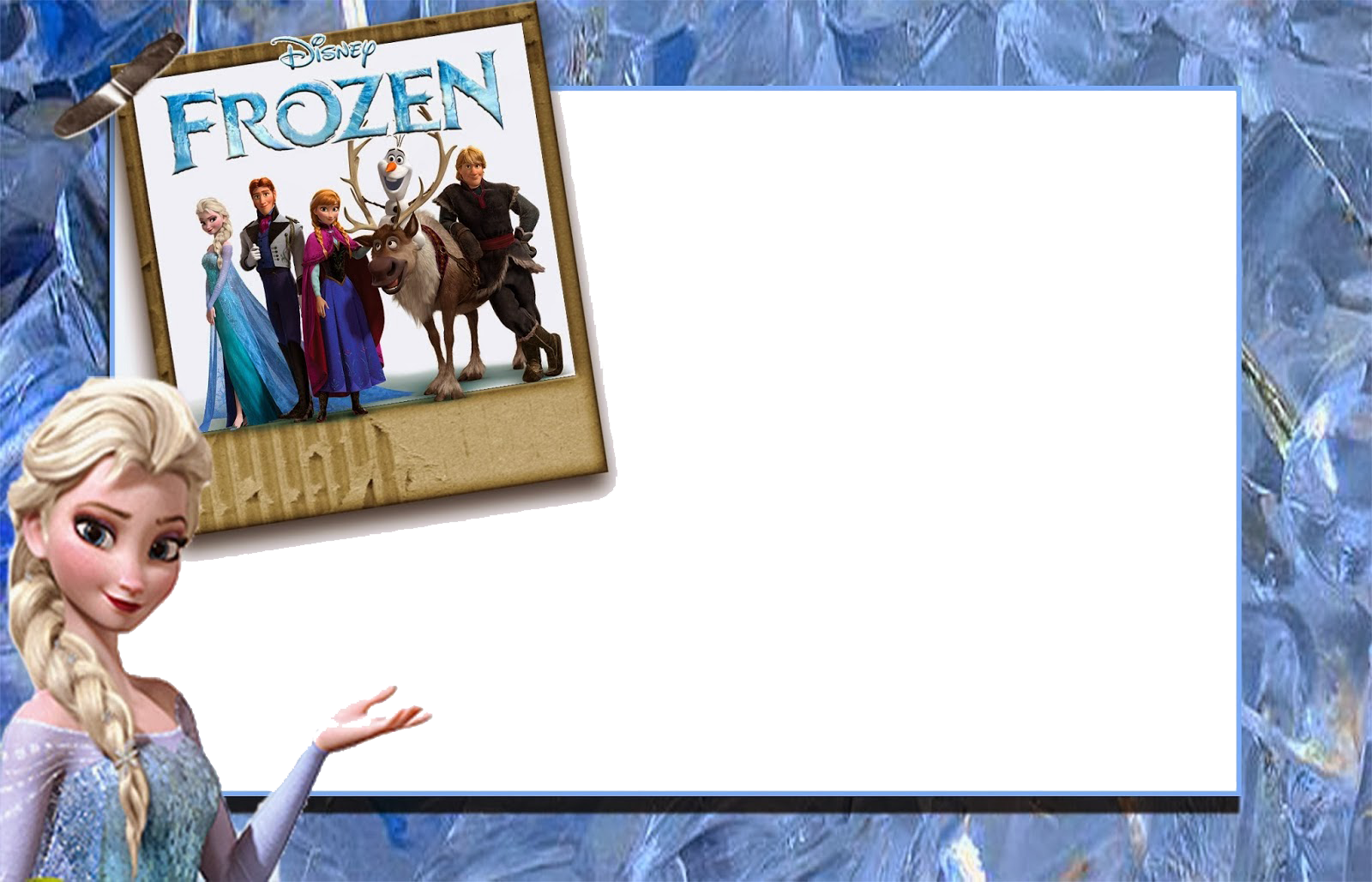 Marcos y Bordes para fotografias: Marcos gratis para fotos de Frozen ...