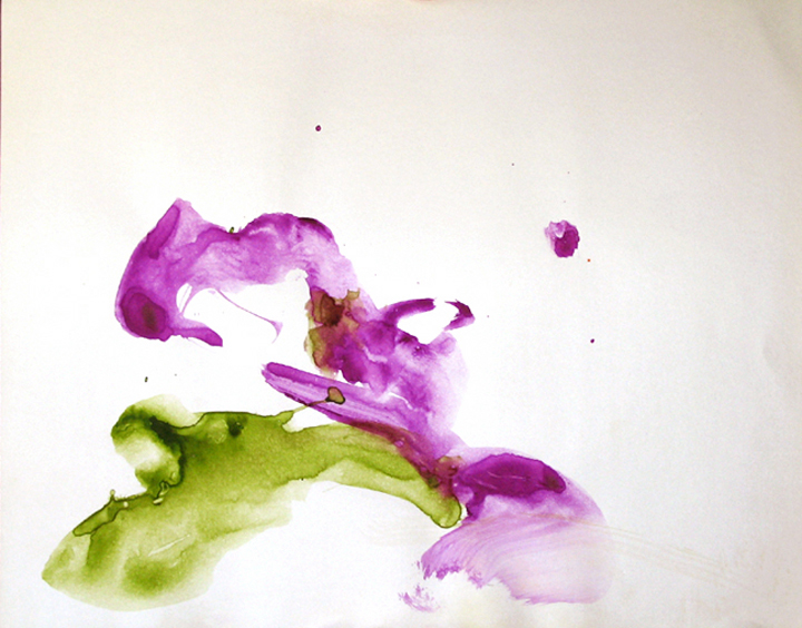 Early Paintings by Oriana Kacicek: first painting