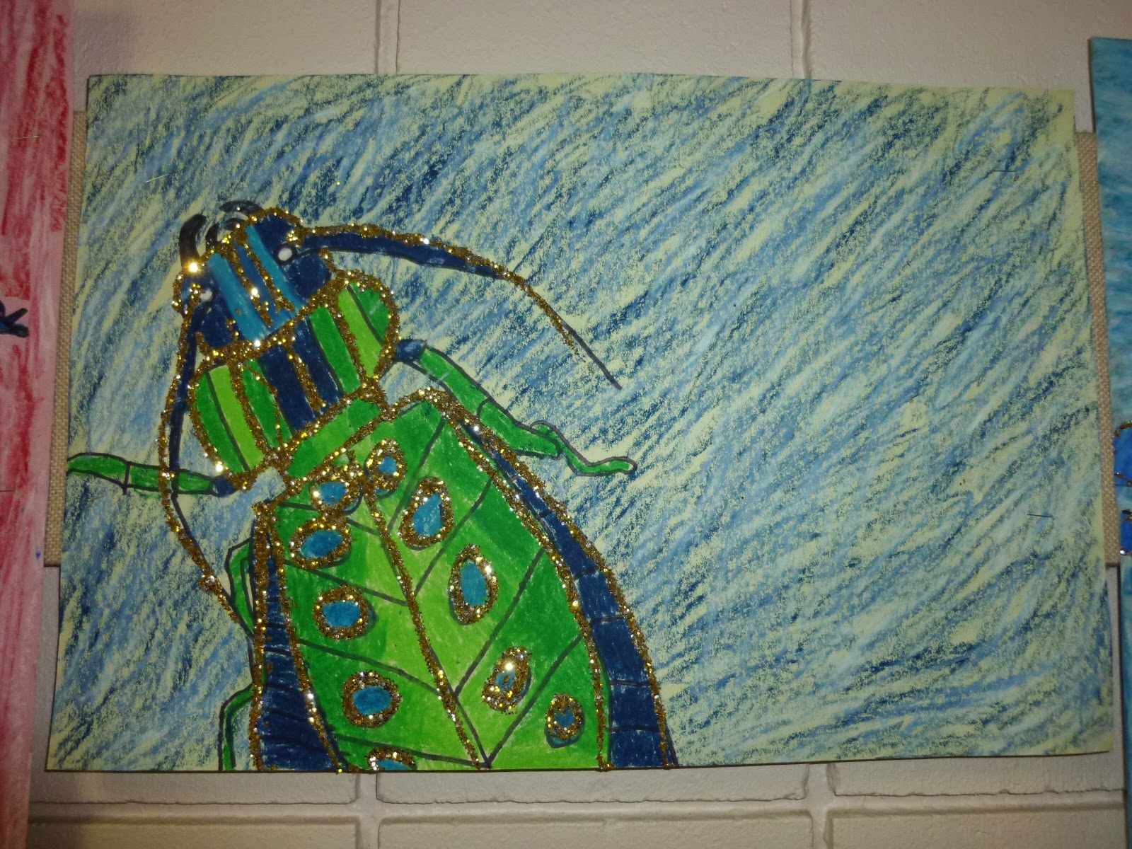 Mrs. Werner's Art Room: 3rd Grade Oil Pastel Insects