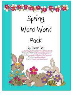 Teacher Tam's Educational Adventures: My "Spring Word Work Pack" and a ...