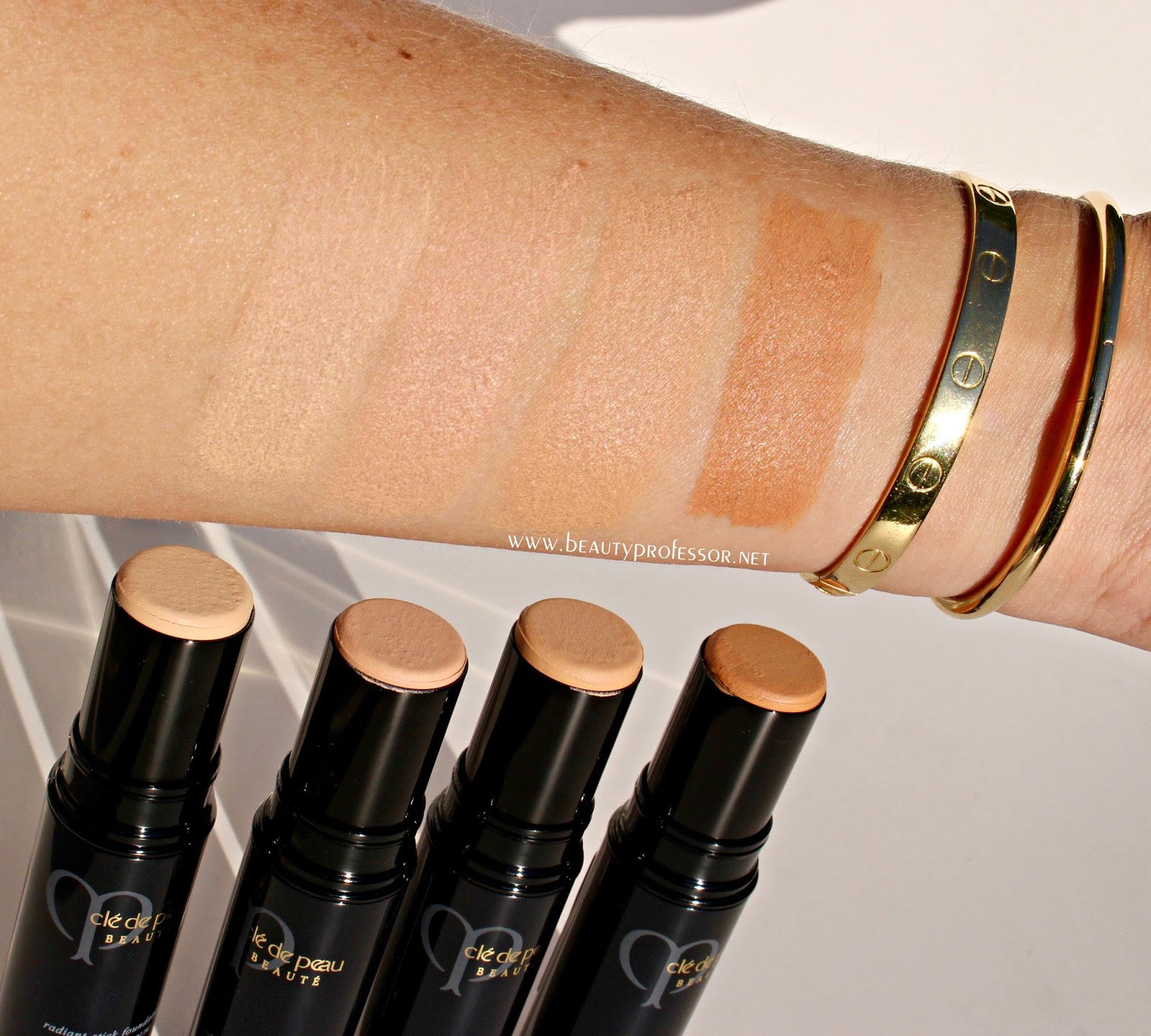 The Clé de Peau Beauté Radiant Foundation Stick: Swatches + Thoughts ...