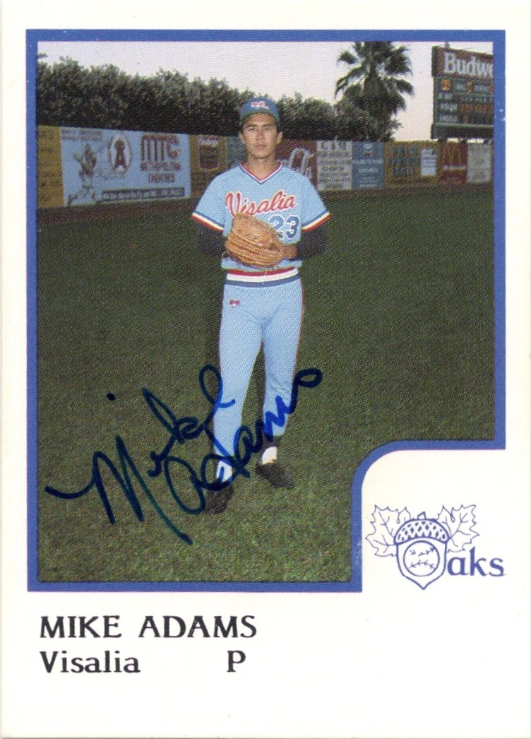 1986 PROCARDS PROJECT: MIKE ADAMS
